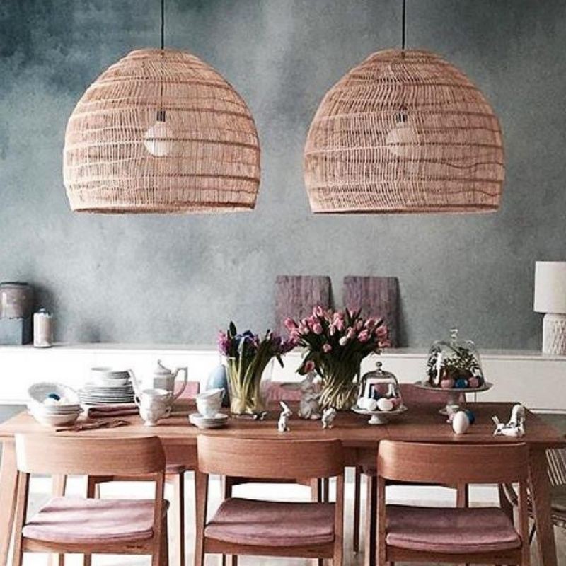 Wicker Pendant Lamp Pendant Lights Simig Lighting